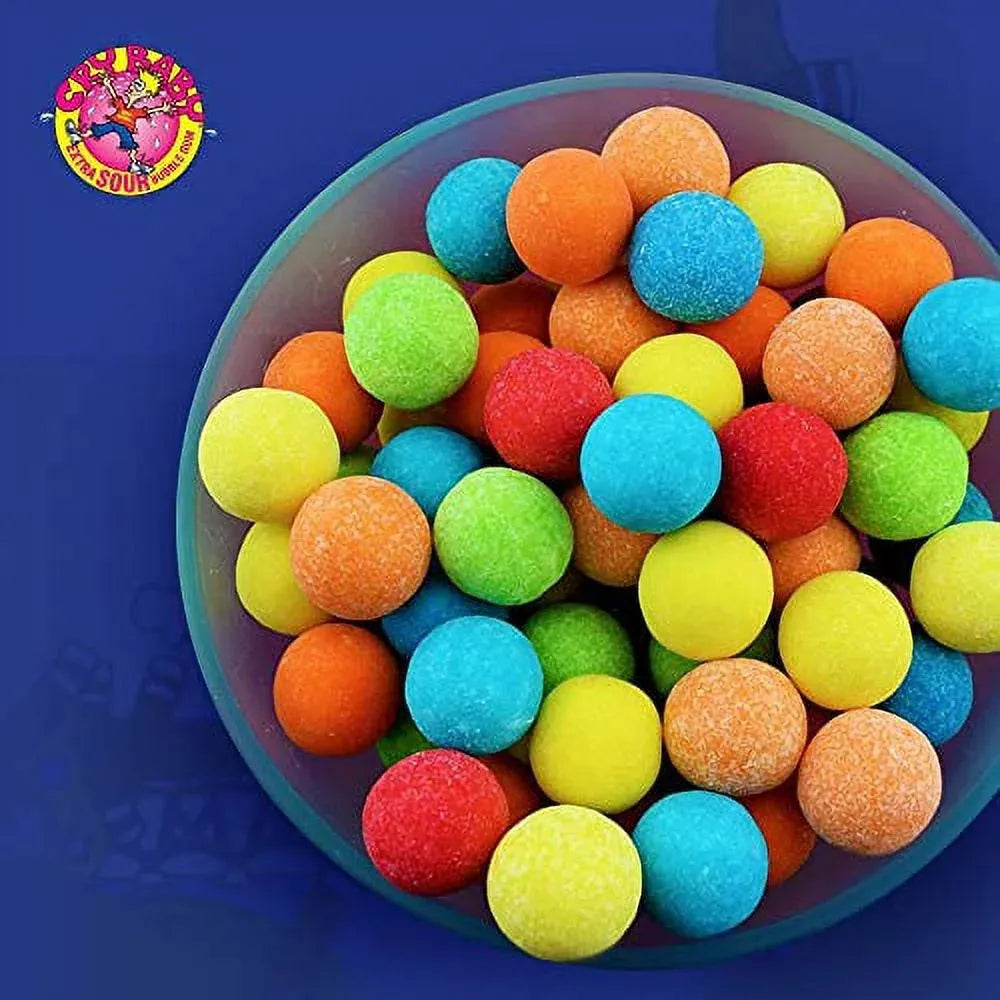 Cry Baby Extra Sour Gumballs Tubes: 24-Piece Box – Candy Warehouse