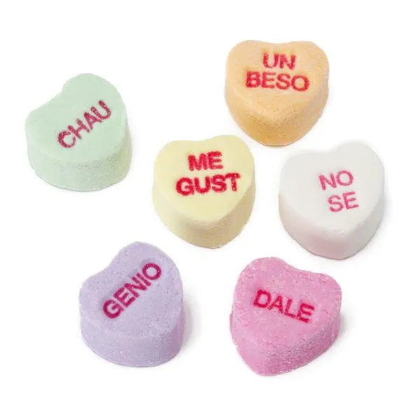 Brach's Spanish Conversation Hearts: 8-Ounce Bag – Candy Warehouse
