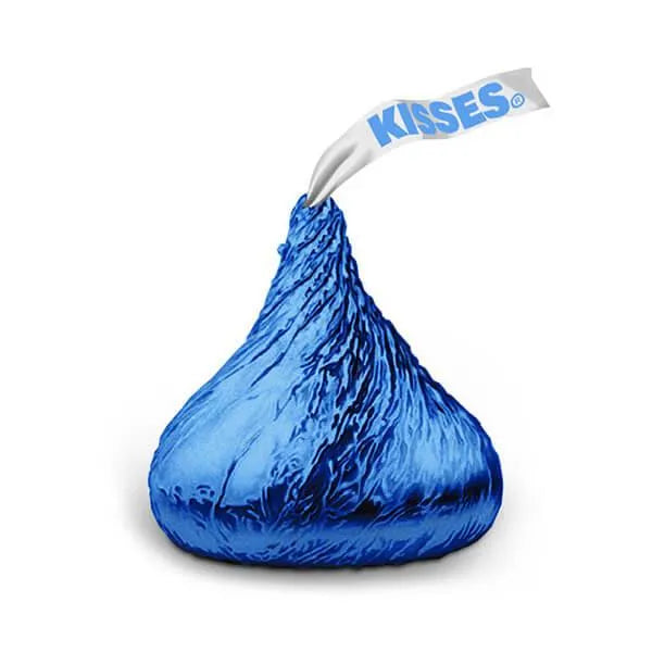 Blue Foil Hershey Kisses