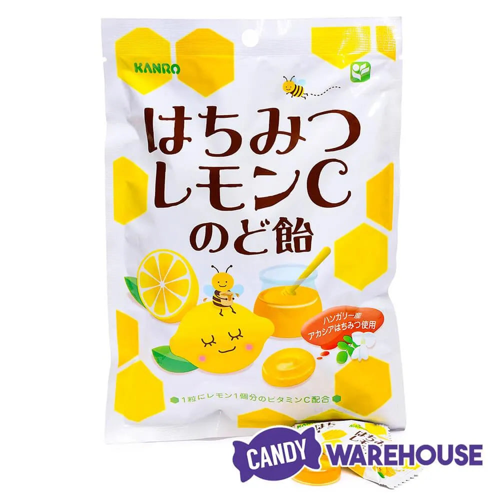 Kanro Honey Lemon Hard Candy: 3.88-Ounce Bag | Candy Warehouse