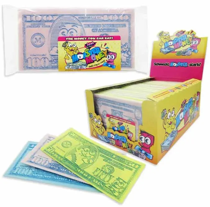 Monster Money Edible Paper Candy Bills 8-Packs: 36-Piece Box – Candy ...
