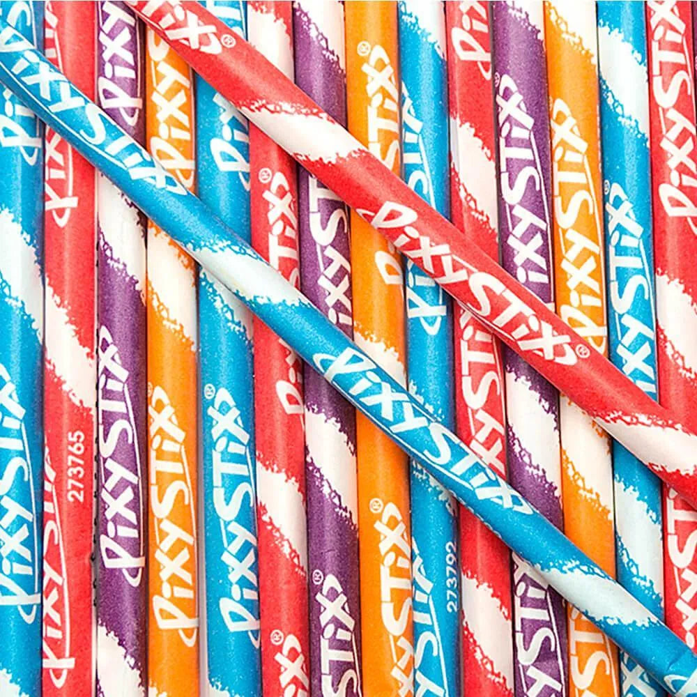Pixy Stix Candy Powder Straws 4-Ounce Bags: 12-Piece Box – Candy Warehouse