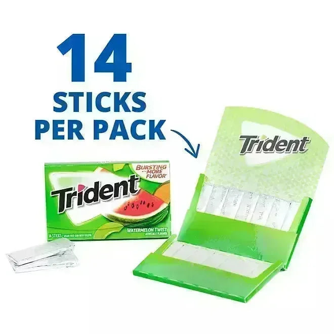 Trident Fruit Variety Sugar Free Gum: 20-Pack – Candy Warehouse