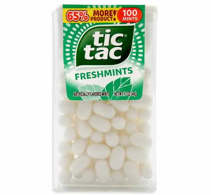Tic Tac Freshmints Dispensers: 12-Piece Box – Candy Warehouse