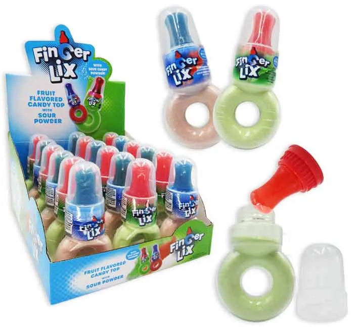 Finger Lix Powder Candy Pop: 18-Piece Display – Candy Warehouse