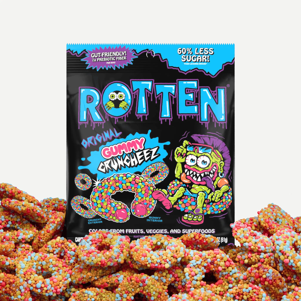 Rotten Gummy Cruncheez, 1.8 Ounce Single Serve – Candy Warehouse