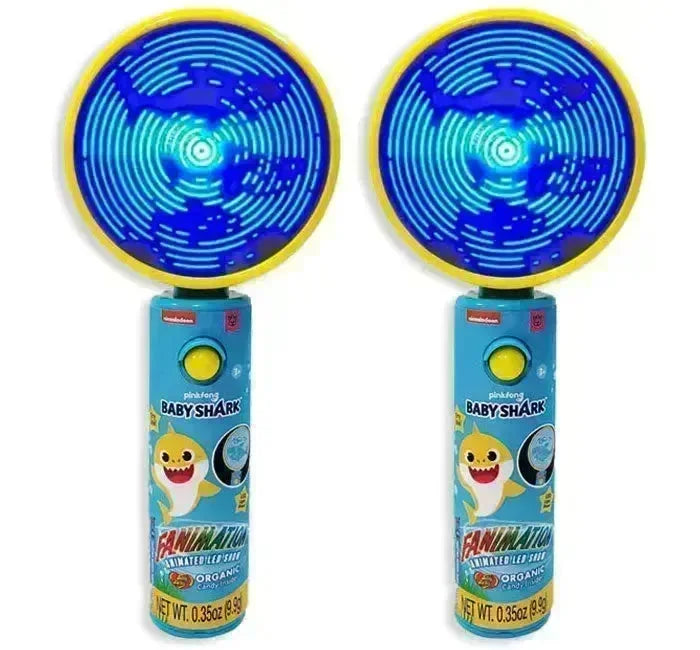 Baby Shark Fanimation Candy Fan with Jelly Beans: 8-Piece Display ...