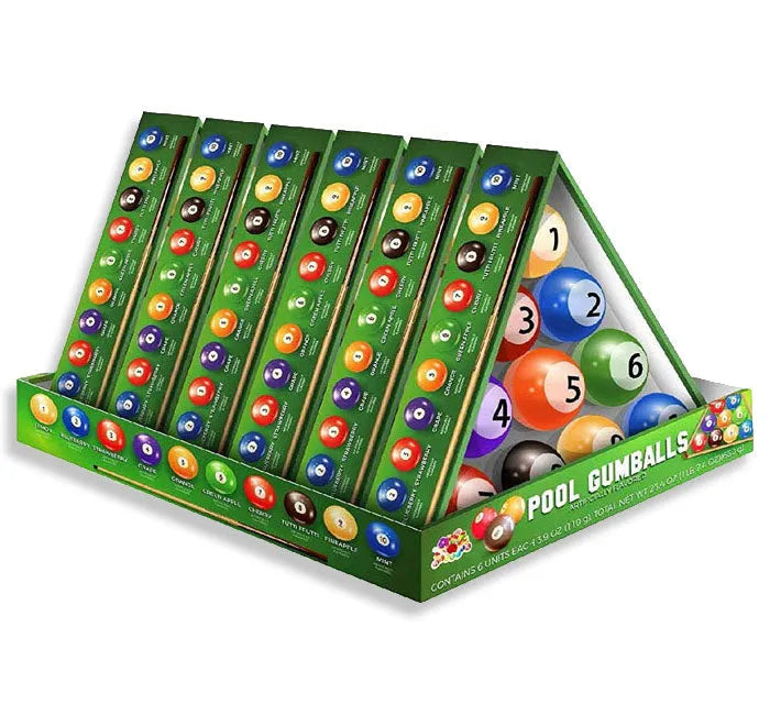 Pool Gumballs Gift Pack: 6-Piece Display – Candy Warehouse