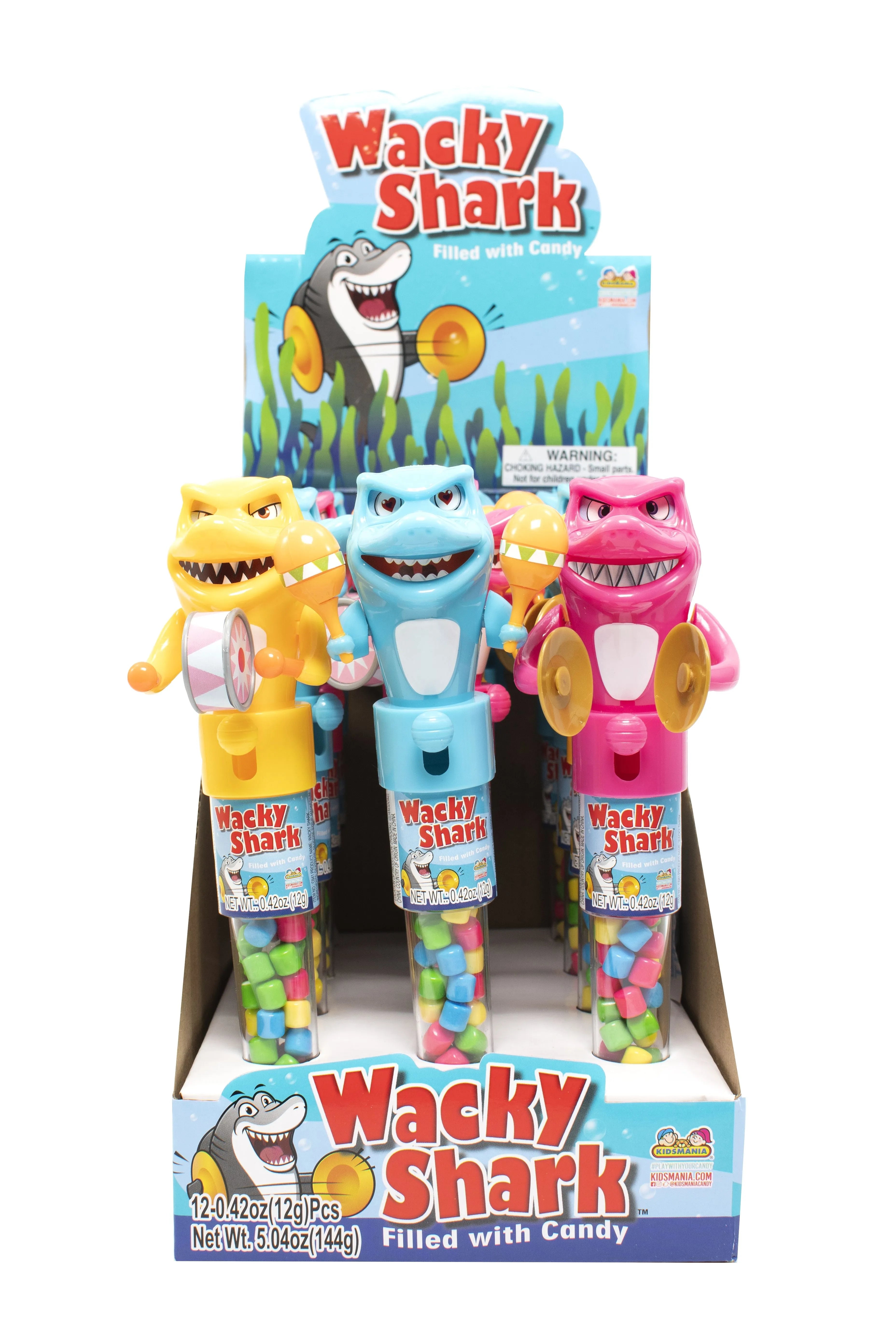 Wacky Shark Candy Dispensers: 12-Piece Box – Candy Warehouse
