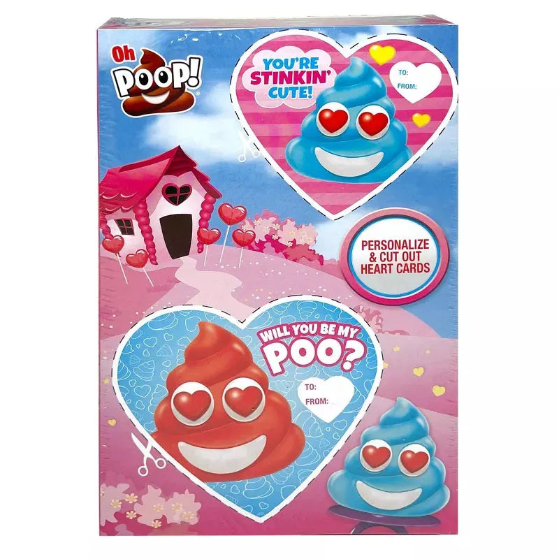 Oh Poop! Valentine's Lollipop Rings: 20-Piece Box – Candy Warehouse