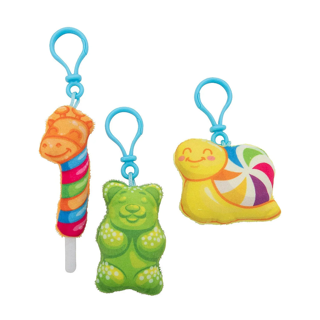 Flat Stuffed Candy Critters Backpack Clips: 12-Piece Bag – Candy Warehouse