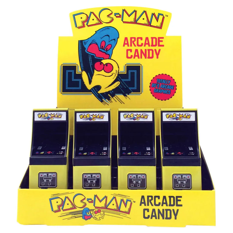PAC-MAN Arcade Candy Tin: 12-Piece Display – Candy Warehouse