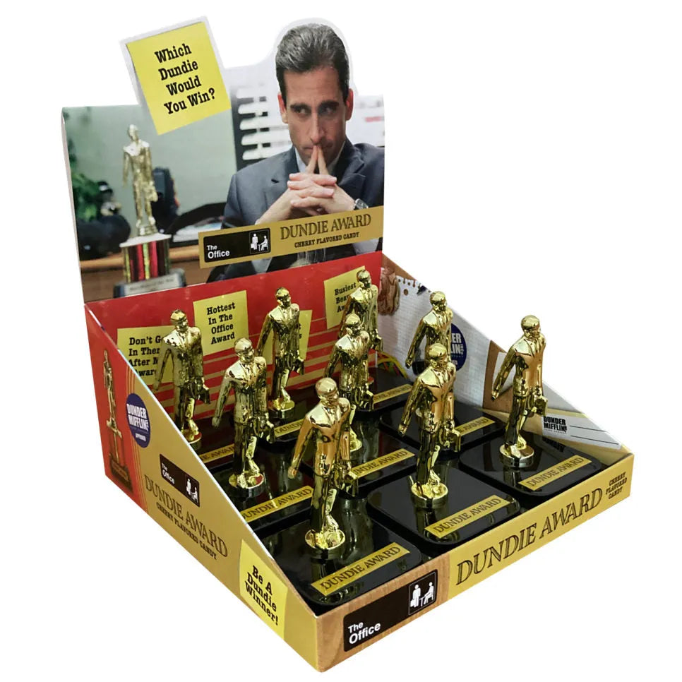 The Office Dundie Award Trophy Candy Tin: 9-Piece Display – Candy Warehouse