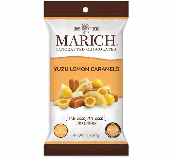 Marich Yuzu Lemon Caramels: 12-Piece Case – Candy Warehouse