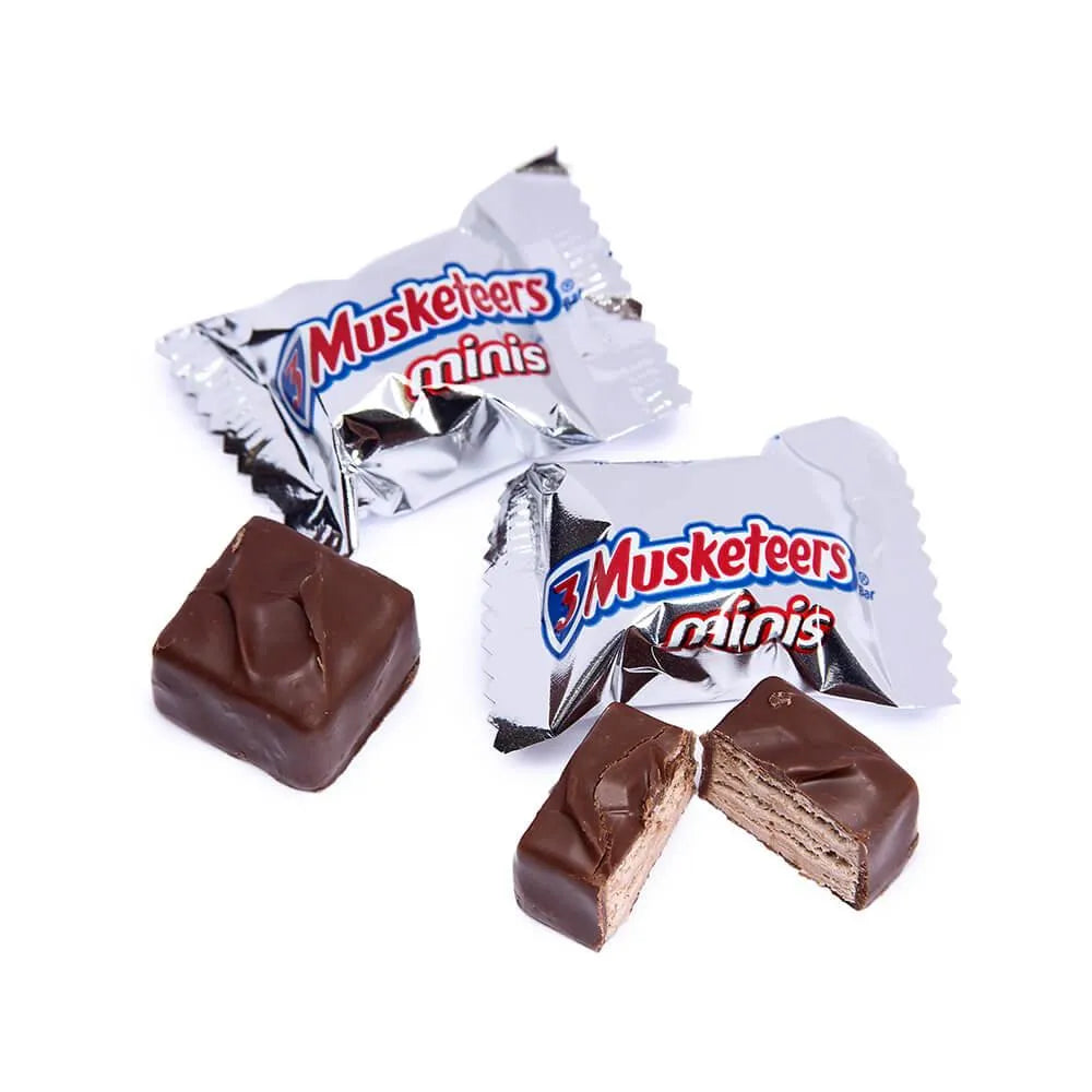 Fun Size Chocolate Bars 3 Musketeers Fun Size Candy Bars - 11 Oz Bag Of ...