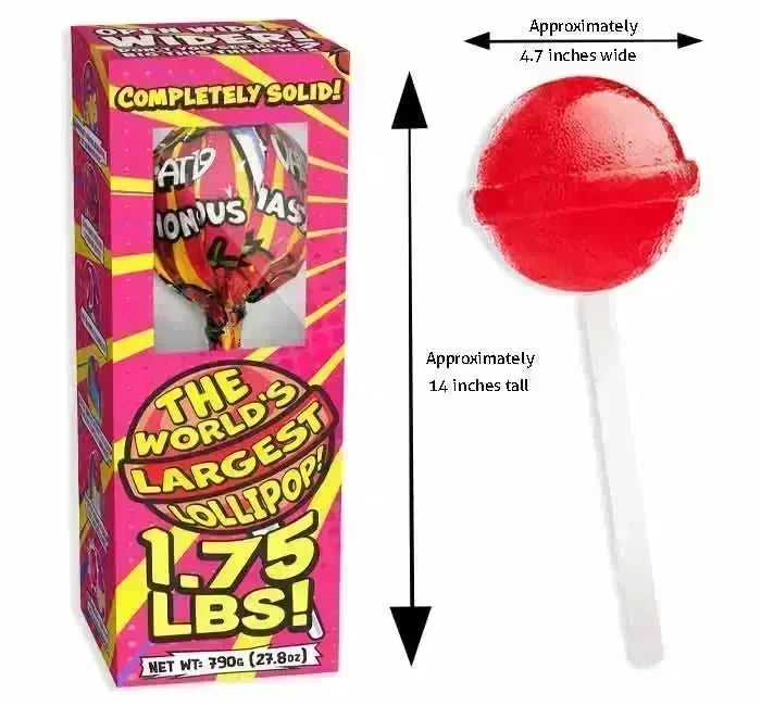 The World's Largest Lollipop: 6-Piece Case – Candy Warehouse
