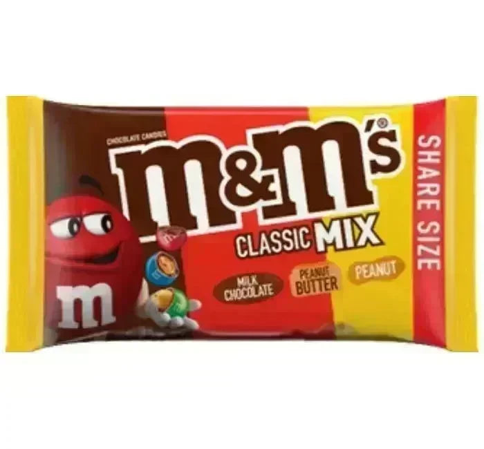 M&M's Classic Mix Share Size: 18-Piece Display – Candy Warehouse