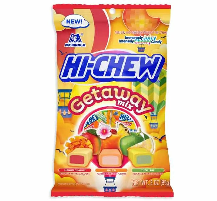 Hi-Chew Fruit Chews Candy Packs - Getaway Mix: 6-Piece Case – Candy ...