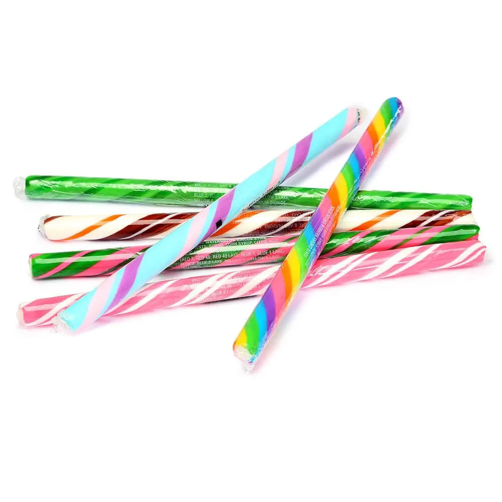 6-Flavor Assortment Hard Candy Sticks: 100-Piece Box – Candy Warehouse