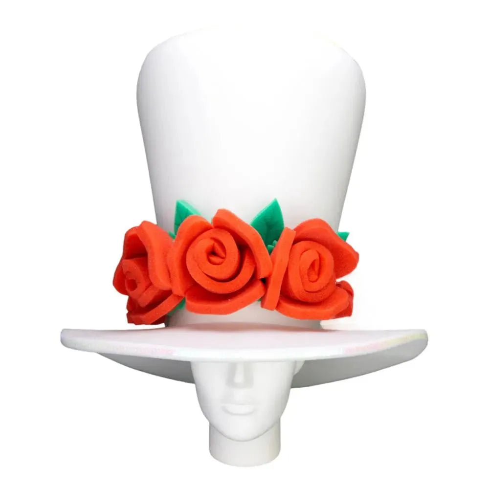 Red Roses Bride Hat | Candy Warehouse