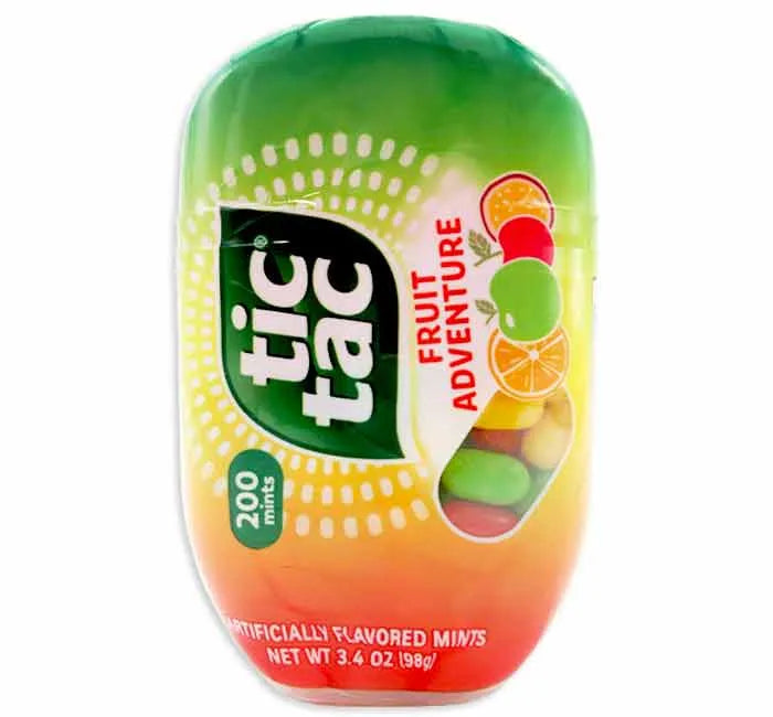 Tic Tac Fruit Adventure Bottle Dispenser: 4-Piece Box – Candy Warehouse