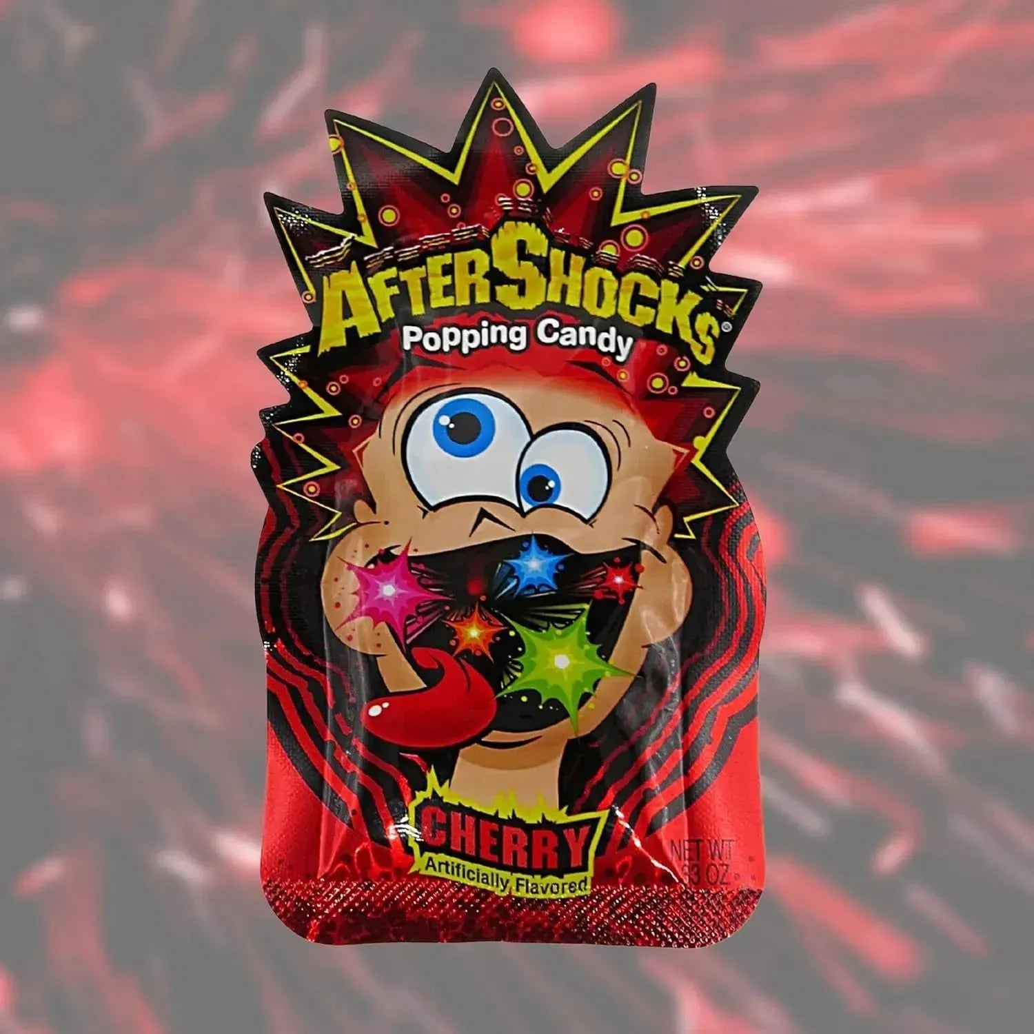 Aftershocks Popping Candy - Cherry: 24-Piece Box – Candy Warehouse