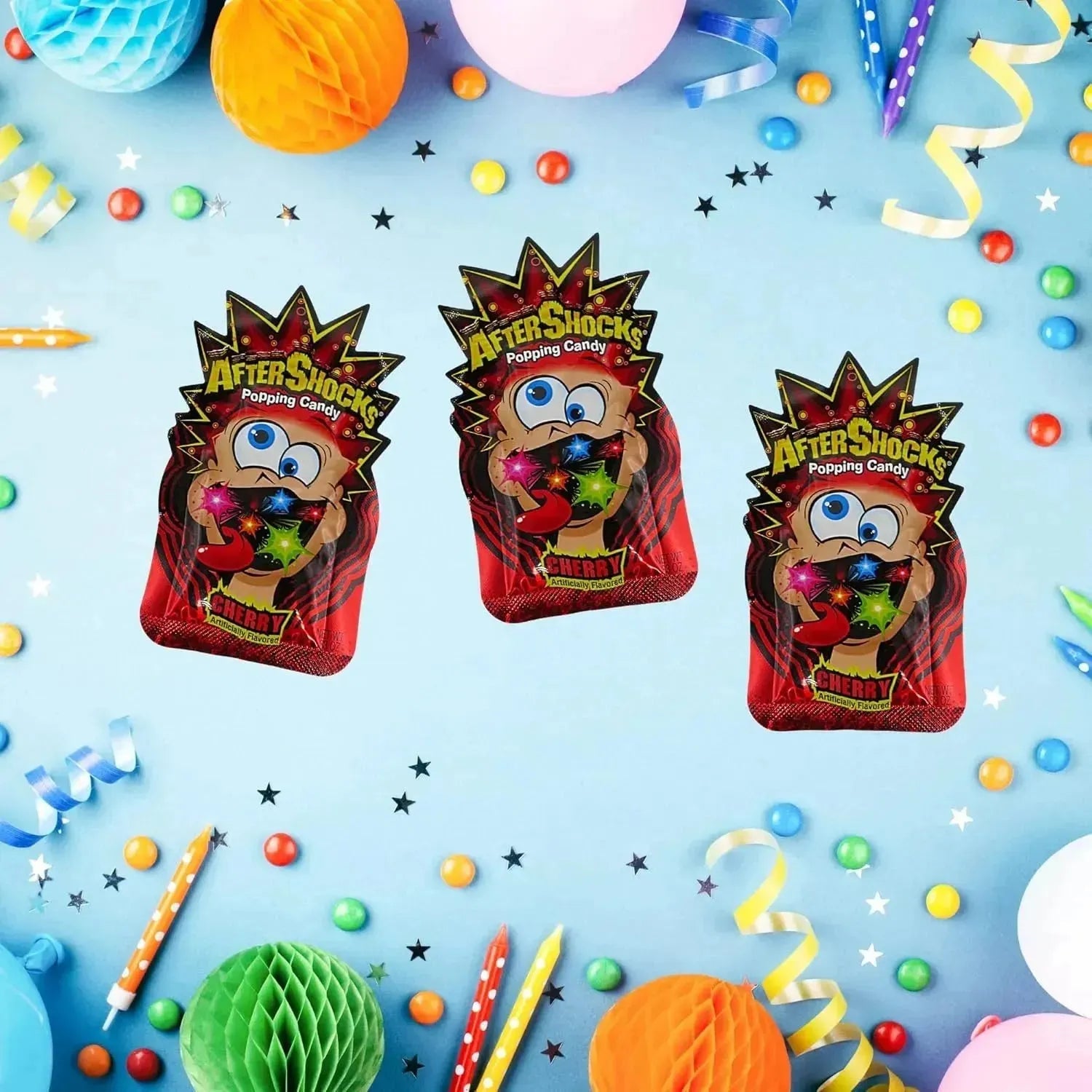 Aftershocks Popping Candy - Cherry: 24-Piece Box – Candy Warehouse