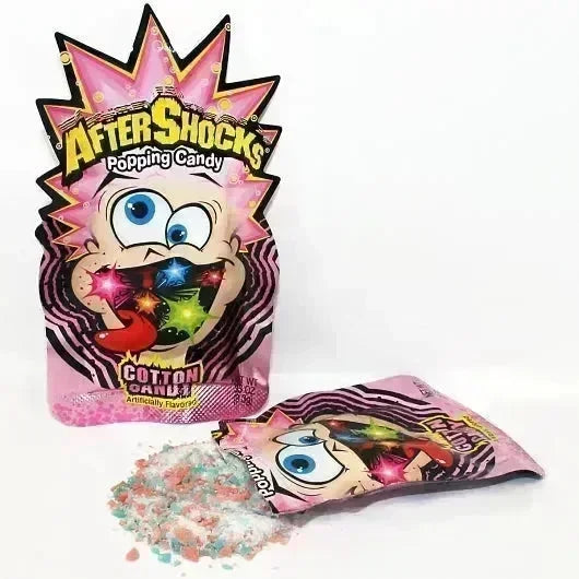 Aftershocks Popping Candy - Cotton Candy: 24-Piece Box – Candy Warehouse