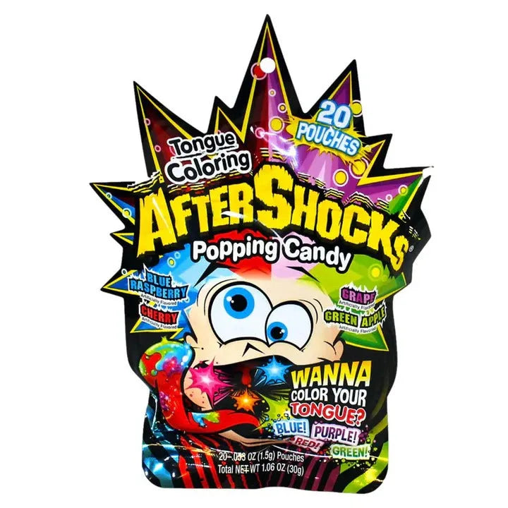 Aftershocks Popping Candy: 32-Piece Case – Candy Warehouse