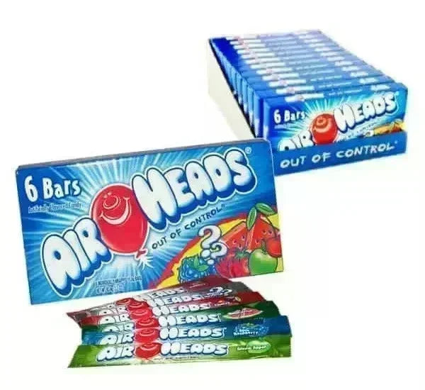 Air Heads Soft Chewy Candy Theater Box: 12-Piece Display – Candy Warehouse