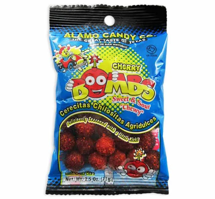 Alamo Candy Cherry Bombs: 12-Piece Case – Candy Warehouse