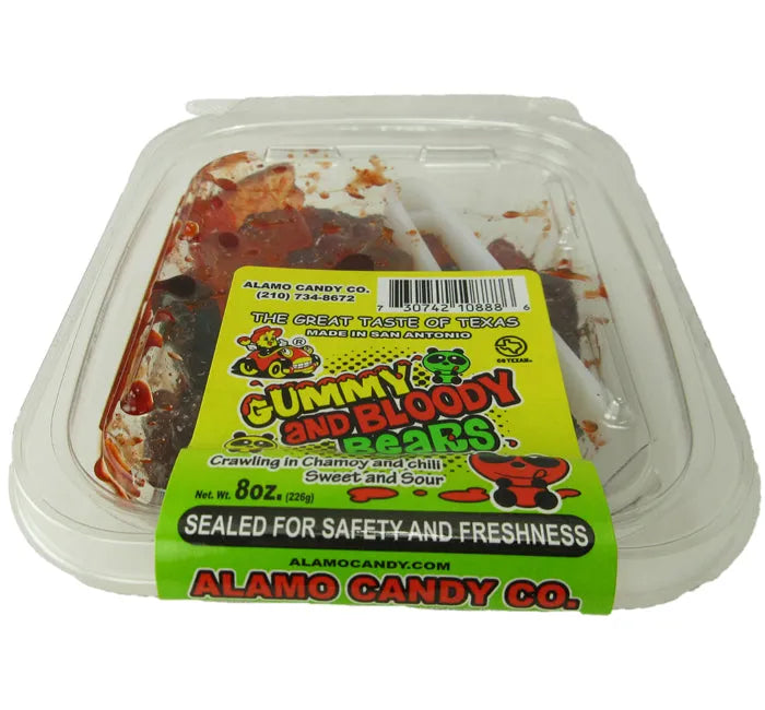Alamo Candy Gummy & Bloody Bears Tubs: 24-Piece Case – Candy Warehouse