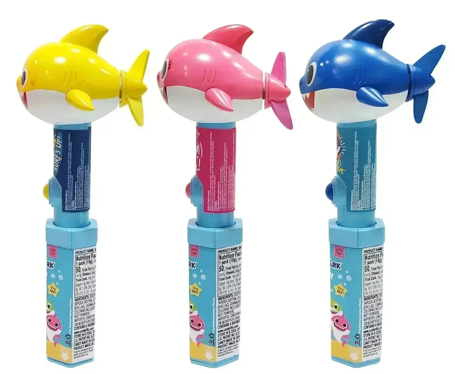 Baby Shark Candy Fan with Jelly Beans: 12-Piece Display – Candy Warehouse