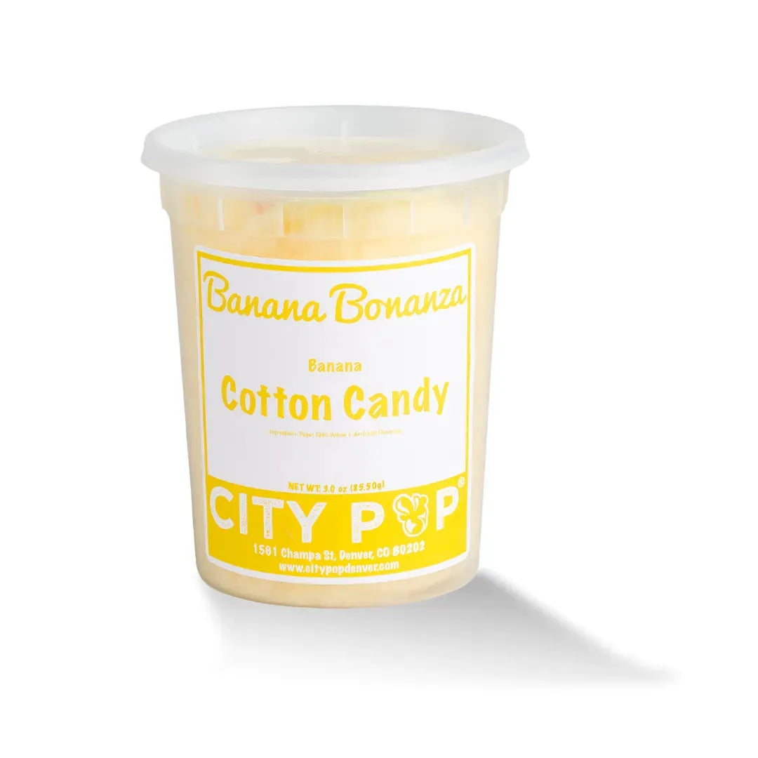 City Pop Banana Bonanza Cotton Candy | Candy Warehouse