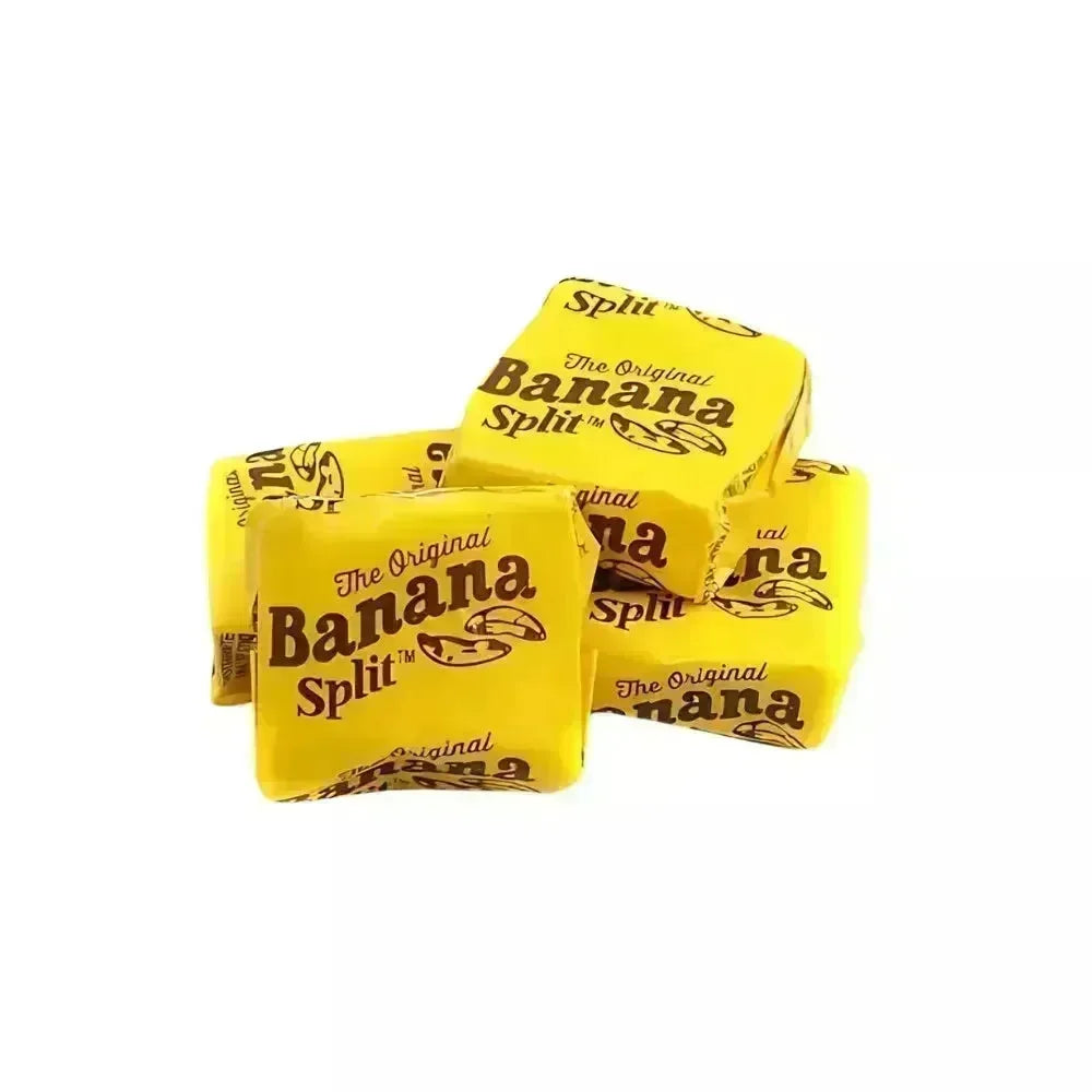 Banana Split Taffy Candy Chews: 140-Piece Box – Candy Warehouse
