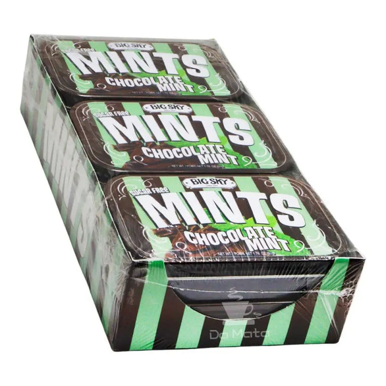 Big Sky Sugar Free Chocolate Mint Tins: 6-Piece Box – Candy Warehouse