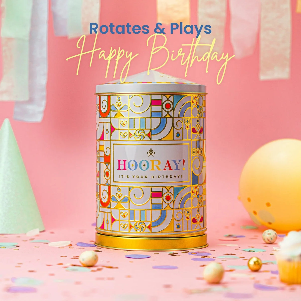 Bonnie and Pop Happy Birthday Tin – Candy Warehouse