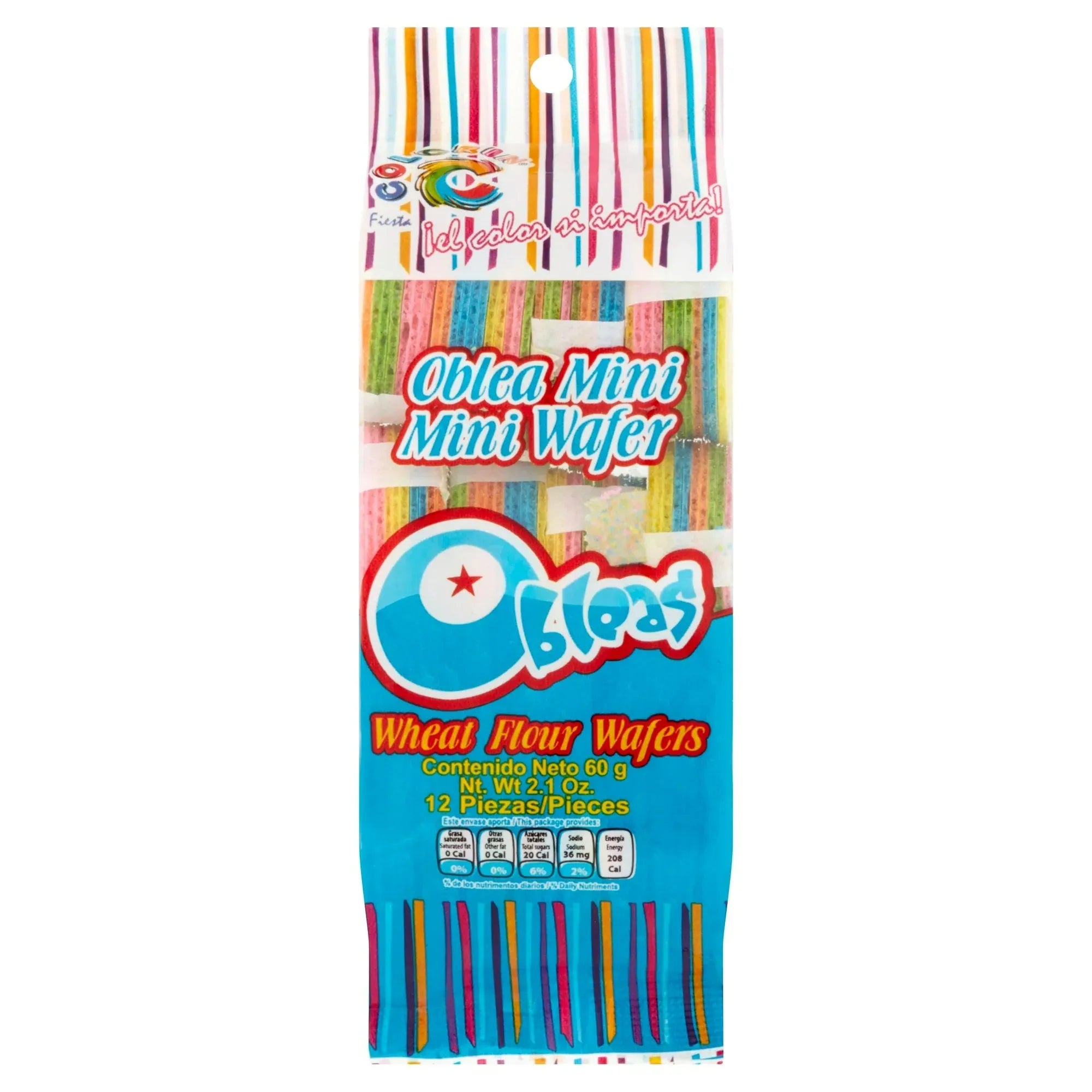 Colorin Oblea Mini Wheat Flower Wafers: 12-Piece Bag – Candy Warehouse