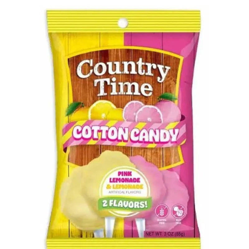 Country Time Cotton Candy Peg Bags: 12-Piece Box – Candy Warehouse