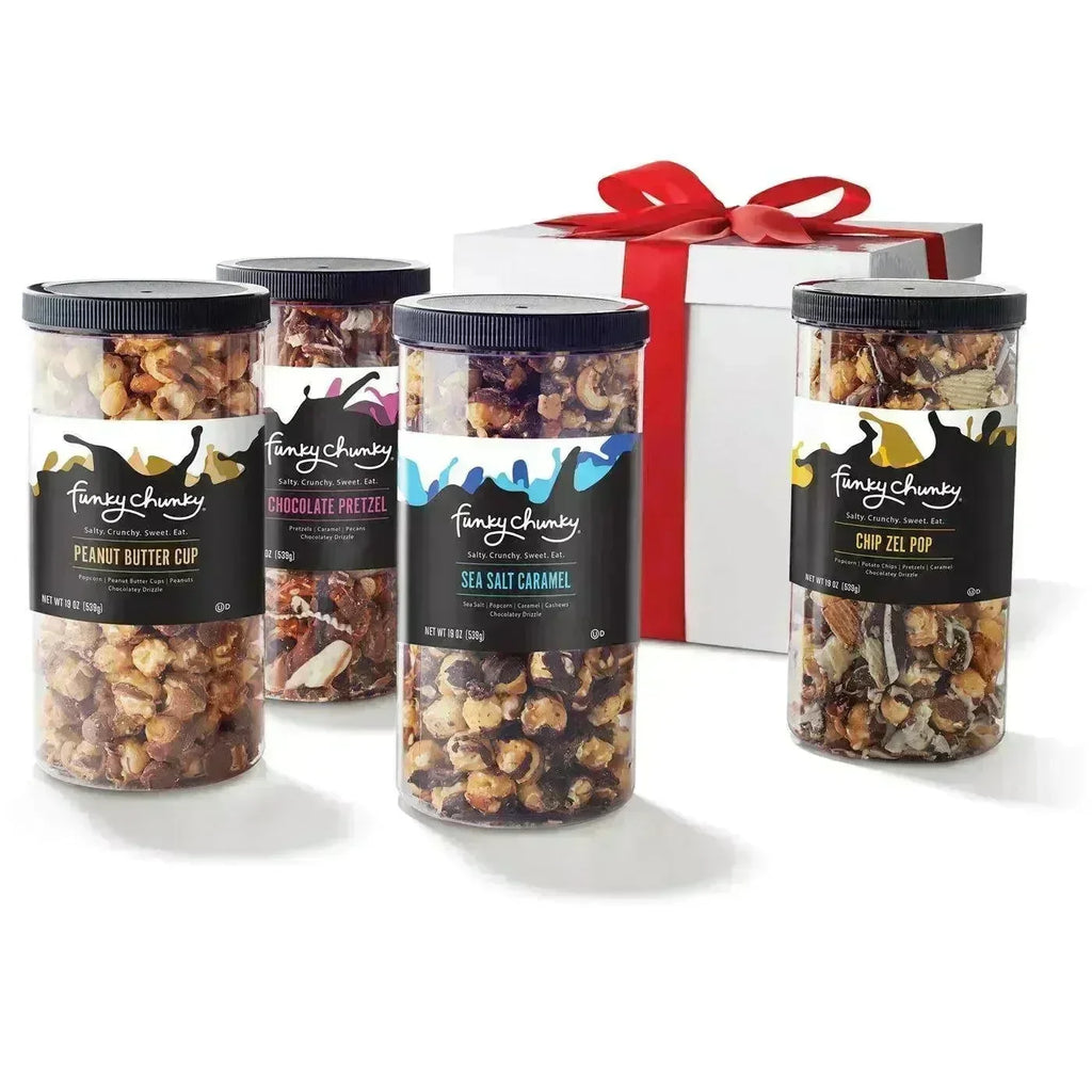 Funky Chunky Four Flavor Gift Pack: 19-Ounce Tall Canisters – Candy ...