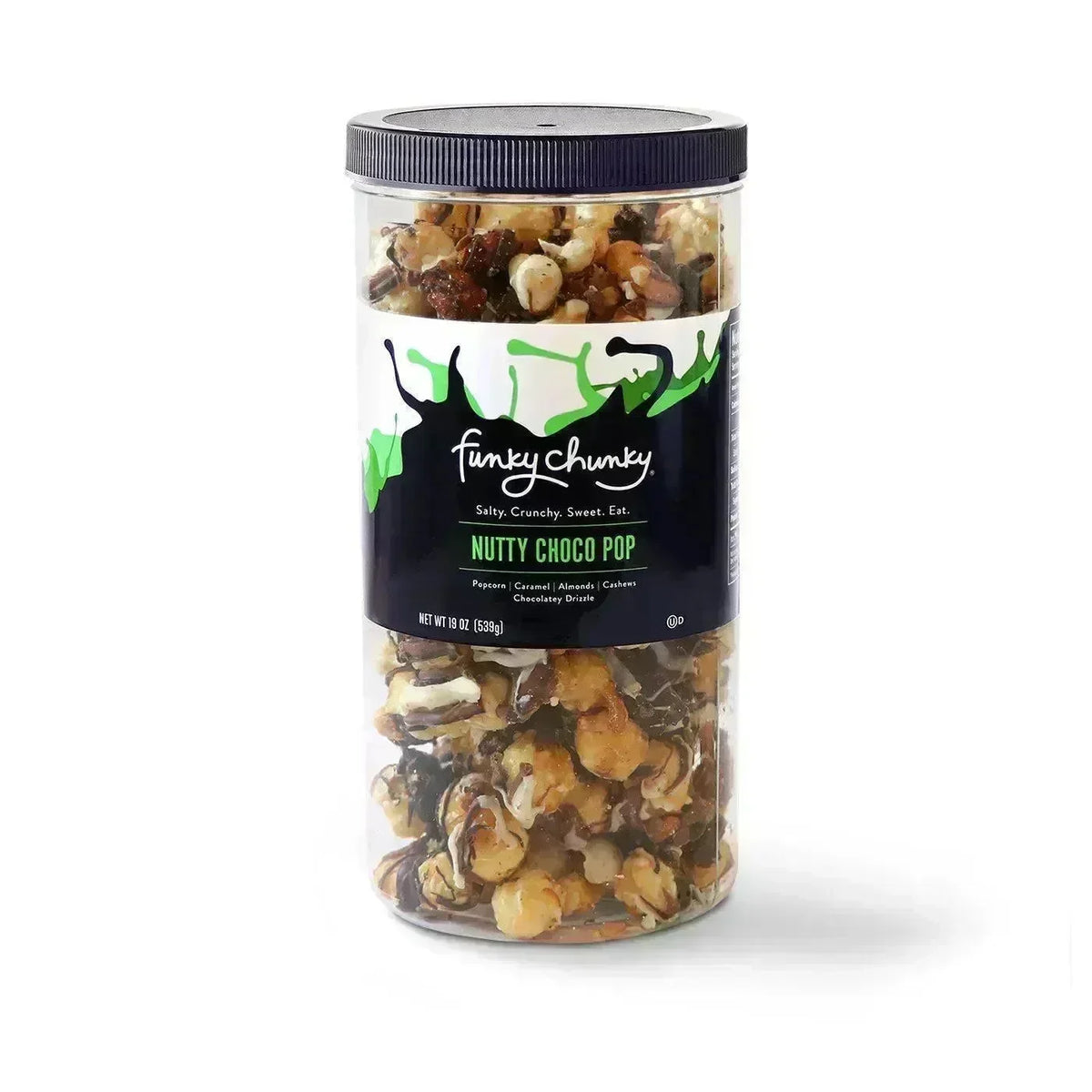 Funky Chunky Nutty Choco Pop: 19-Ounce Tall Canister – Candy Warehouse