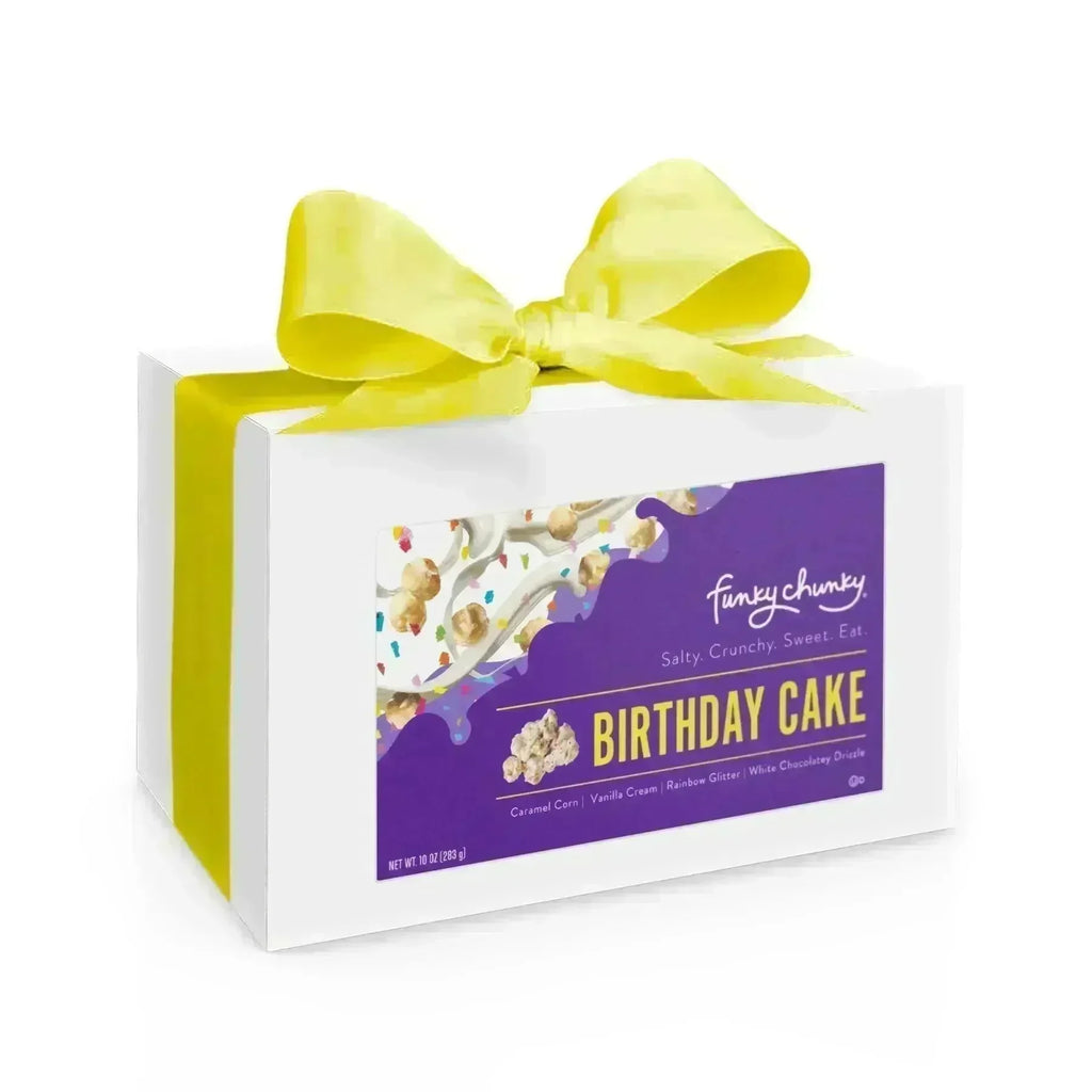Funky Chunky Birthday Cake: 10-Ounce Gift Box – Candy Warehouse