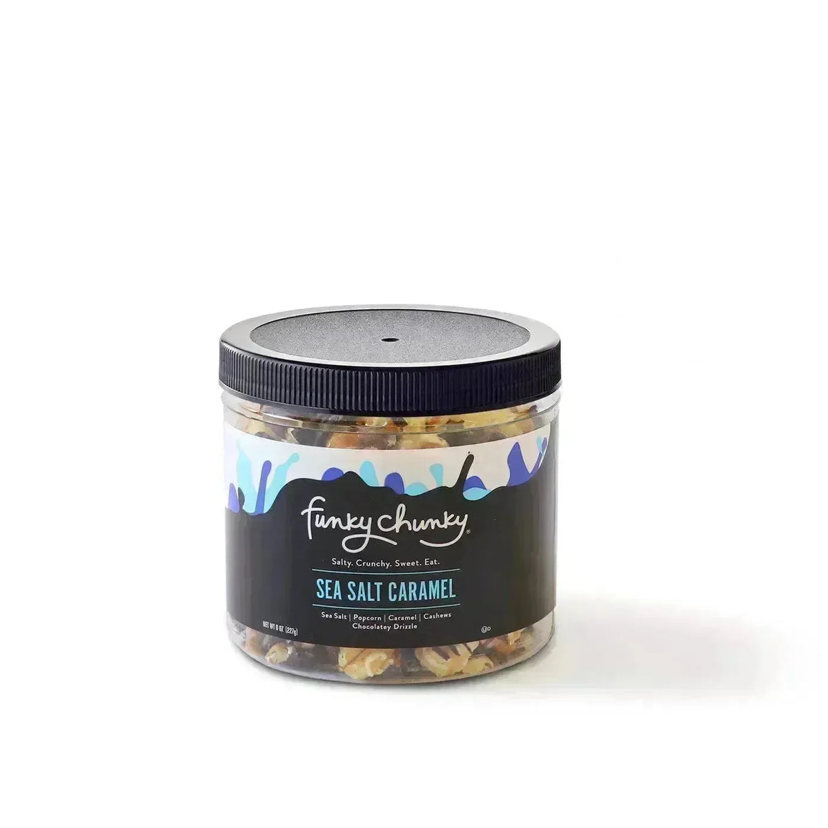 Funky Chunky Sea Salt Caramel: 8-Ounce Mini Canister – Candy Warehouse
