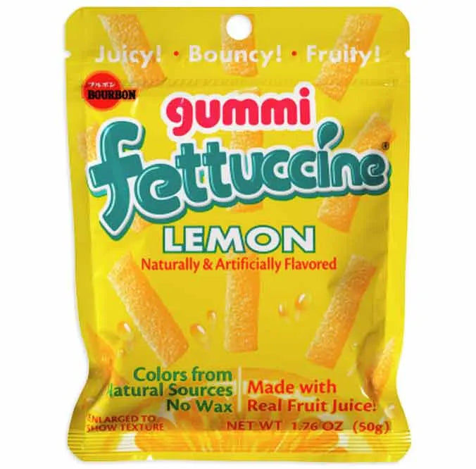 Lemon Gummy Fettuccine: 10 Piece Box – Candy Warehouse