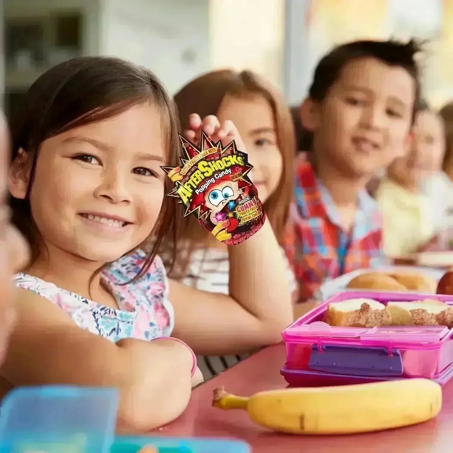 AfterShocks Popping Candy with Gummy Fruity Fries - Cherry: 16-Piece B ...