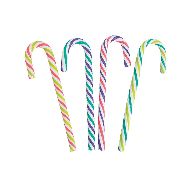 Colored Mini Candy Canes – Assorted Flavors (100 Count) | Candy ...