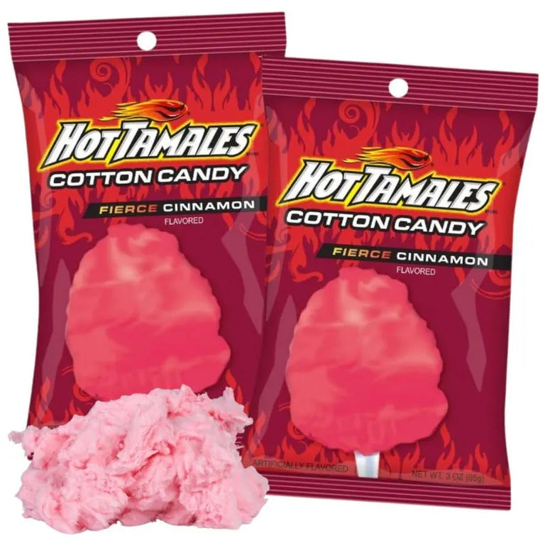 Hot Tamales Cotton Candy Peg Bags: 12-Piece Box – Candy Warehouse