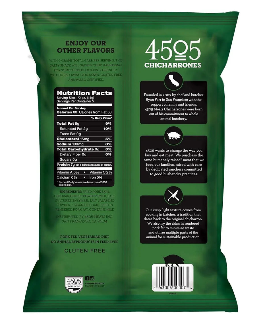 Benestar Jalapeno Cheddar Pork Rinds: 12-Piece Box – Candy Warehouse