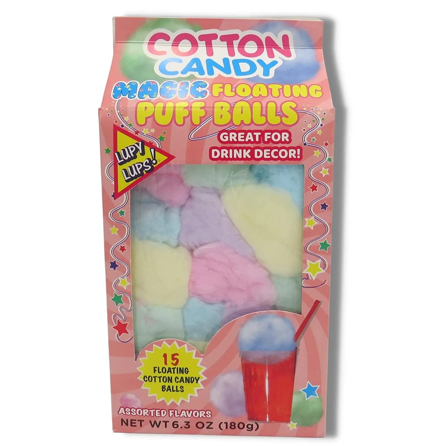 Magic Floating Cotton Candy Puff Balls: 12-Piece Case – Candy Warehouse