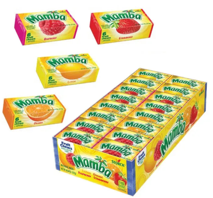 Mamba Fruit Chews Candy 6-Packs - Original: 48-Piece Box – Candy Warehouse